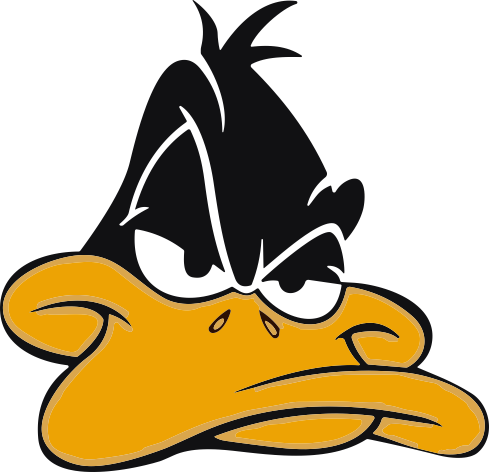 Duffy Duck - UV Etiket